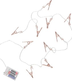 CLIP COUTURE LED Světelný řetěz s USB s klipsy 10 světel