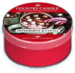 Country Candle Vonná Svíčka Peppermint & Cocoa, 35 g