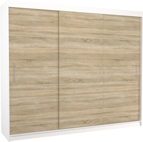 ADRK Furniture Posuvná skříň ANTOS 250 SW-ANT-W+S-250+A432