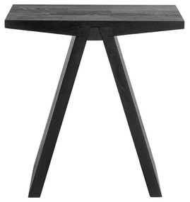 Muubs Dřevěná stolička/odkládací stolek ANGLE,  černá