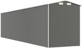 Zahradní kůlna světle šedá 192 x 855 x 223 cm pozinkovaná ocel 3147446