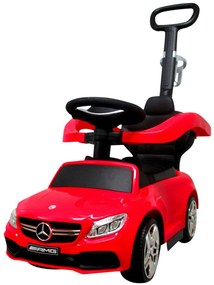 HračkyZaDobréKačky Odrážedlo Mercedes-Benz s vodící tyčí červené