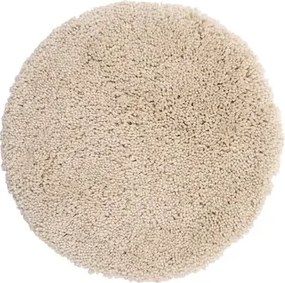 SPIRELLA Kulatá koupelnová předložka HIGHLAND béžová / Průměr 60 cm /