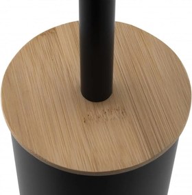 Erga Tango, WC kartáč na postavení 9x9x38 cm, černá matně-hnědá, ERG-YKA-P.TANGO