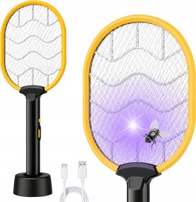 Verk Group Elektrický lapač komárů, much, hmyzu a můr – usb uv lampy – raketa – 2 režimy