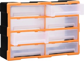 Organizér s 8 velkými zásuvkami 52 x 16 x 37 cm 149599