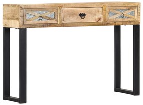 Konzolový stolek Meller - masivní mangovník dřevo | 110x30x76 cm
