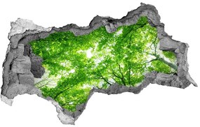 Wallmuralia Samolepící nálepka fototapeta Zelený les 95x73 cm