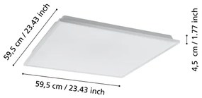 Eglo 99548 - LEDStmívatelné stropní svítidlo HERRORA-ZLED/31,8W/230V 2700-6500K