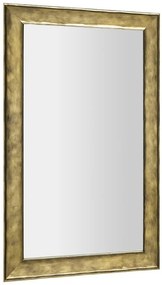 Sapho BERGARA zrcadlo v dřevěném rámu 642x1042mm, zlatá - NL528
