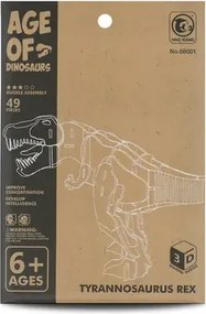 RAPPA Dřevěné 3D puzzle Tyrannosaurus Rex / 49 dílků