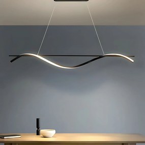 Toolight Toolight, LED závěsná lampa 120cm, 27W, 3000K, LHJ019-CP, černá, OSW-50004