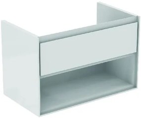 Ideal Standard Connect Air - Skříňka pod umyvadlo, 80x44x52 cm, lesklá bílá/bílá mat E0827B2