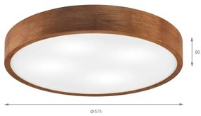 Brilagi - LED Stropní svítidlo CARVALHO 4xE27/60W/230V dub třešeň pr. 57,5 cm