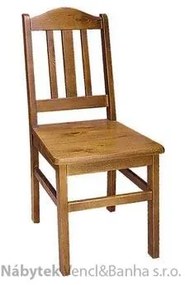dřevěná jídelní židle P z masivního dřeva borovice drewfilip 4