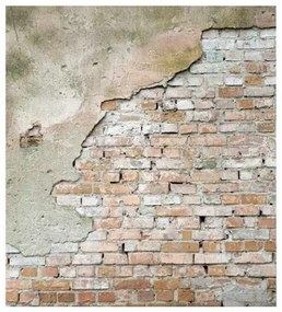 DIMEX | Vliesová fototapeta na zeď Oprýskaná zeďMS-3-0168 | 225 x 250 cm | béžová, růžová