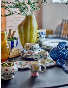 Modrá terina z kameniny Hiro – Bloomingville