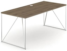 NARBUTAS - Pracovní stůl AIR EXECUTIVE s kabelovým prostupem 180x80 cm