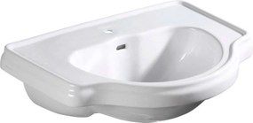 Sapho Kerasan Retro - Keramické umyvadlo zápustné 62x46 cm, bílá 103001