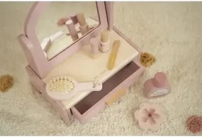 Little Dutch Toaletní stoleček dřevěný Pink / od 3 let