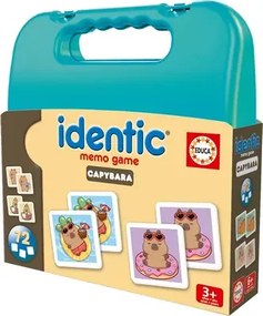 EDUCA Pexeso Kapybara v kufříku / 72 kartiček / 36 dvojic