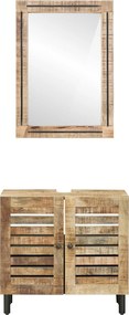 Sada koupelnových skříněk 2 ks Přírodní 62 x 33 x 58 cm 3310165