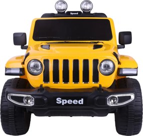 LEAN CARS Elektrické vozidlo na baterie FT-938 4x4 žluté lakované