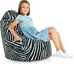 Křeslo Porto zebra