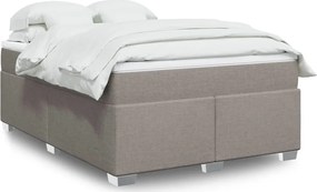 vidaXL Box spring postel s matrací 140x200 cm textil [3285137] Barva: taupe