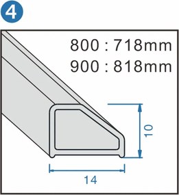 BPS-koupelny Čtvercový sprchový kout HYD-SK08C 90x90 zlatá kartáčovaná/transparent - bez vaničky