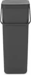Brabantia Sort  Go Odpadkový koš 40 L tmavě šedá / s rukojetí / plast