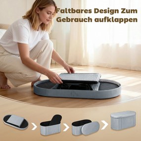 HOMCOM sametový úložný taburet, skládací, 72 l (76 x 38 x 35 cm), sametové čalounění, nosnost 120 kg — tmavě šedá