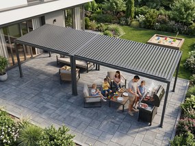 LANIT PLAST, s.r.o. hliníková bioklimatická pergola LANITPLAST PREMIUM 8x3 m LG4960