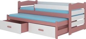 ADRK Furniture Postel dvojitá s bariérou TIARRO 200x90 CH-Tia-P+W-206-E1396