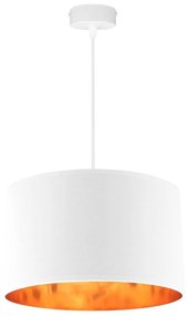 Závěsné svítidlo SHADE, 1x textilní stínítko (výběr ze 6 barev), (výběr ze 3 barev konstrukce), (fi 35cm), G