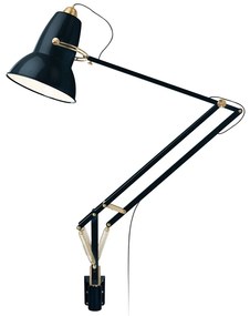 Nástěnná tmavě modrá lampa s ramenem Original 1227 Giant Messing Tint Blue