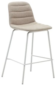 OnaDnes -20% Béžová čalouněná barová židle Kave Home Zunilda 65 cm