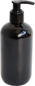 Dávkovač na mýdlo 300 ml černý s černou pumpičkou BELA