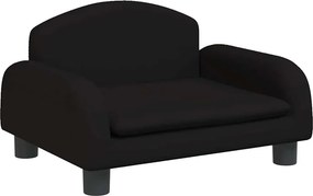 Pelíšek pro psy černý 50 x 40 x 30 cm textil 171975
