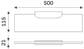 Nimco Police, 50 cm NIKAU černá - NKC X350-C-90