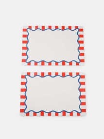 Sinsay - Prostírání se zvlněným vzorem 2 pack - žlutá