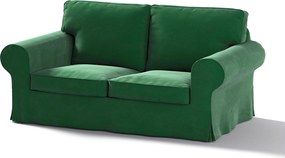 Potah na pohovku IKEA  Ektorp 2-místná, nerozkládací barva zelená látka lesklé, sametová