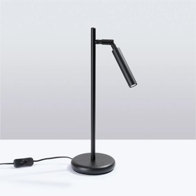 Stolní lampa Pastelo, 1x černé kovové stínítko