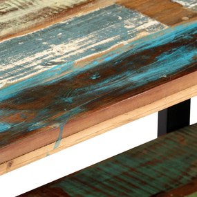 TV stolek 130 x 40 x 40 cm masivní recyklované dřevo 247884