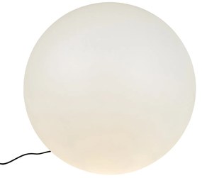 Moderní venkovní lampa bílá 77 cm IP65 - Nura