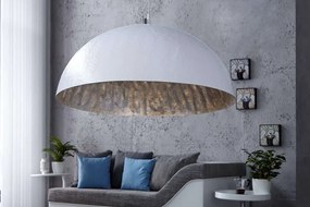 Lampa Glimer 70cm bílo-stříbrná