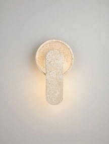 Béžové kamenné LED nástěnné svítidlo Mavis – Nova Luce