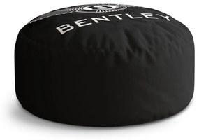 Sablio Taburet Circle Logo Bentley Černý: 38x48 cm