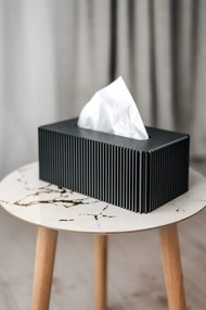 BOX SETA - Designový box na jednorázové kapesníčky, černá