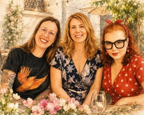 Romantická ilustrace – Kreslený pohádkový portrét na plátně z vaší fotky